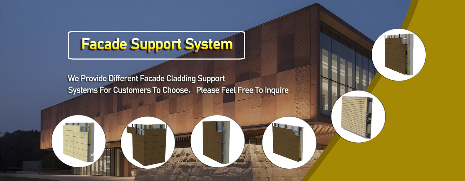 Quality Terracotta Facade System & Stone Cladding Support Systems ...