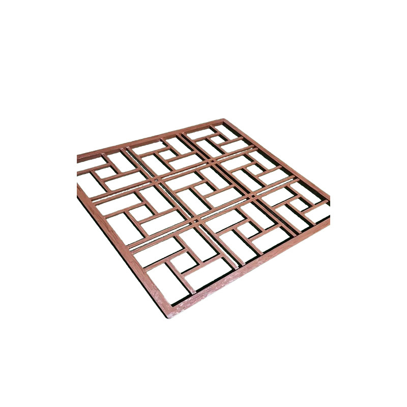 Rectangle Metal Privacy Screen Panels Powder Coating Decorative