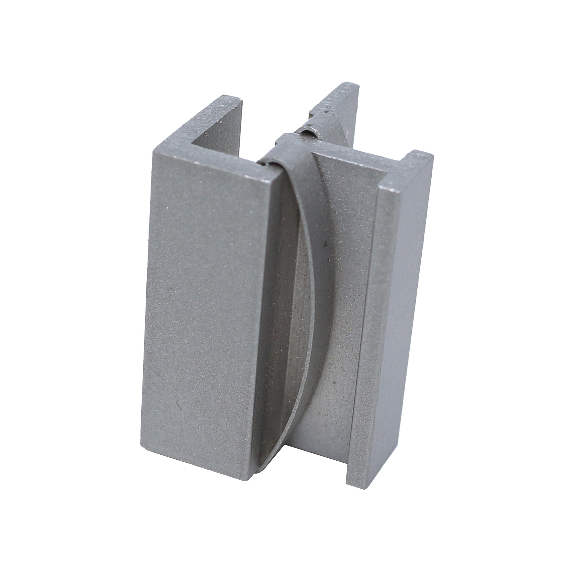 Natural Anodizing Facade Cladding Support Weather Resistant